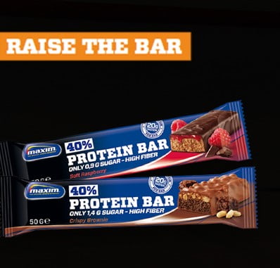 Gratis protein bar från Maxim