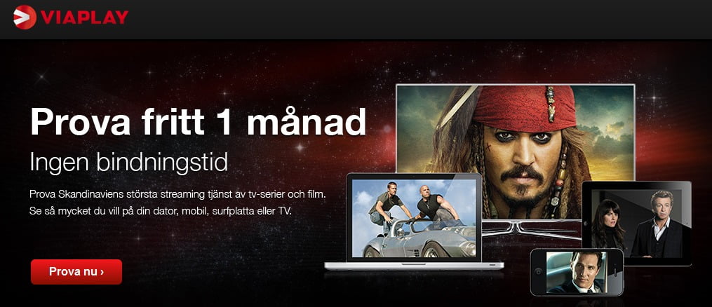 Viaplay gratis 1 mån